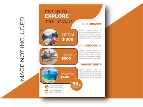 Premium Vector Simple Flayer Design Template Vector Illustrator