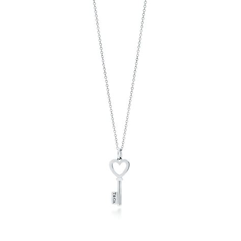 Tiffany Keys Heart Key Pendant In Silver Tiffany And Co Australia