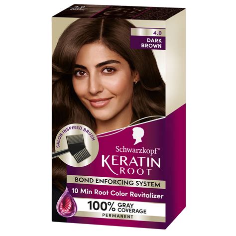 Brandclub Schwarzkopf Keratin Color Root Permanent Hair Color Kit