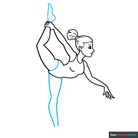 How To Draw Gymnastics Poses Step By Step