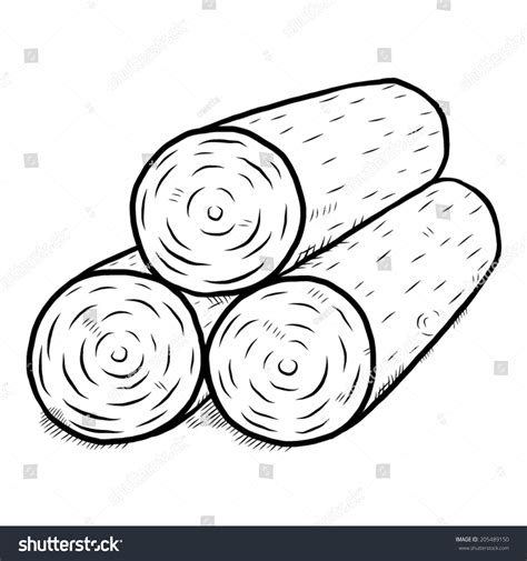 Wood Clipart Black And White