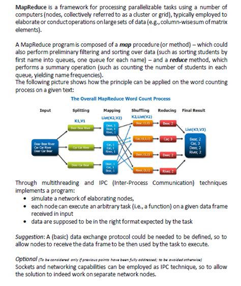 MapReduce Is A Framework For Processing Chegg