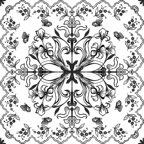 Sicilian Majolica Vintage Blue Mediterranean Tile Azulejo Tile Pattern