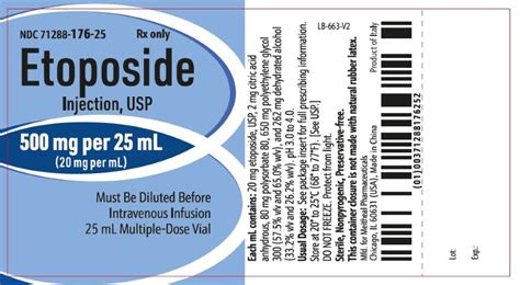 Etoposide Injection Concentrate Package Insert Prescribing Info