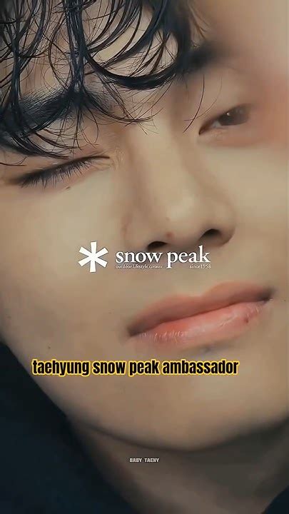 Taehyung X Snow Peak Taehyung V Youtubeshorts Youtube