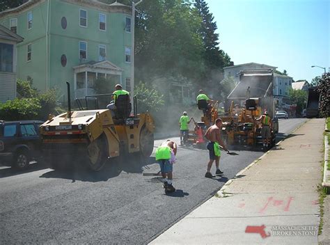Municipal Paving Services Massachusetts Broken Stone
