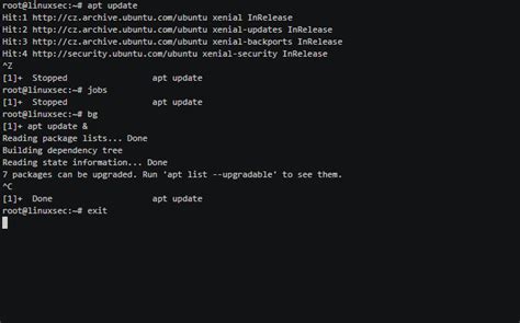 Menjalankan Perintah Linux Di Background Linuxsec