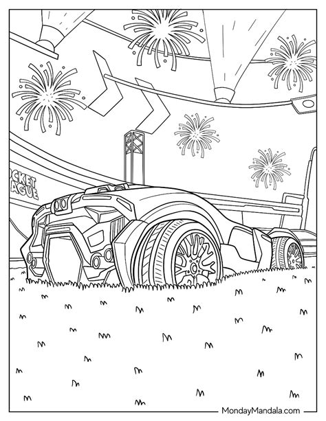 20 Rocket League Coloring Pages Free Pdf Printables