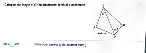 answered calculate the length of gh to the… bartleby