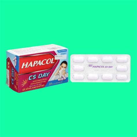 Thuốc Hapacol Cs Day Điều Trị Sốt Sổ Mũi Sung Huyết Mũi Dược Sĩ Lưu Văn Hoàng