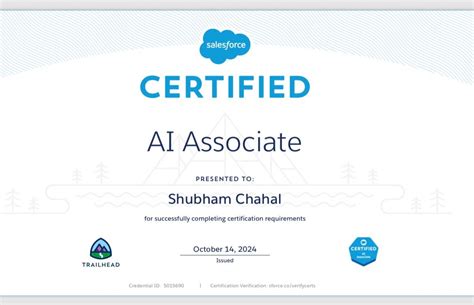 Shubham Chahal On Linkedin Salesforce Certification