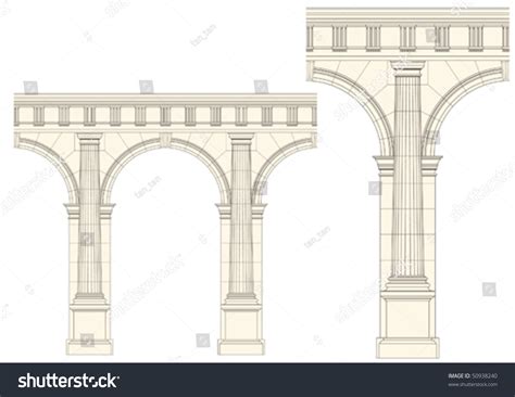 Set Architecture Detail Vector Classic Column Stock Vector Royalty Free 50938240 Shutterstock
