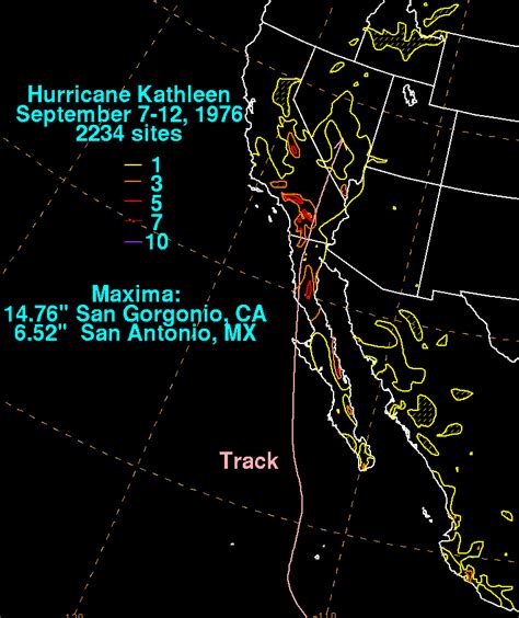 Hurricane Kathleen September 7 12 1976