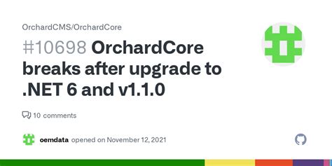 Orchardcore Breaks After Upgrade To Net And V Issue Orchardcms Orchardcore