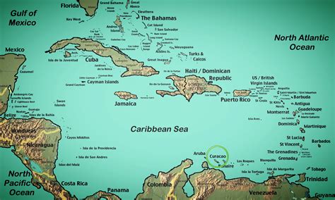 Curaçao Map Color 2018