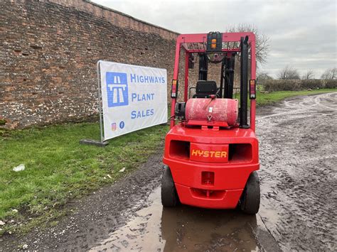 Now Sold 2003 Hyster Container Spec Gas 25 Ton Forklift Highways
