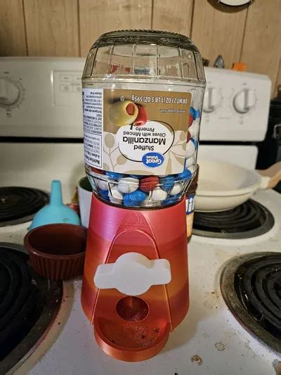Simple Mason Jar Candy Machine Free 3d Print Model Makerworld