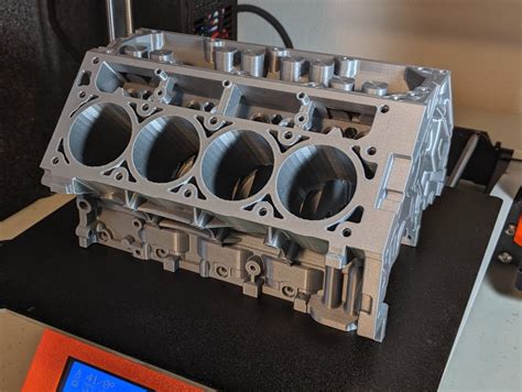 After 73 Hours Of Printing My 3d Printed Ls3 Block Is Complete Next