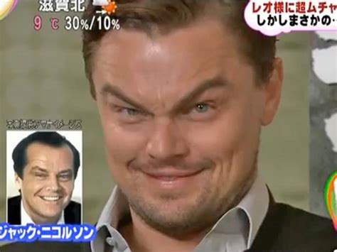 Leonardo Dicaprio Jack Nicholson Impression Leonardo Dicaprio