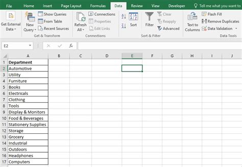 How To Add Drop Down In Excel