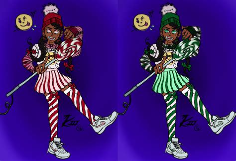 Candy Cane Rapper Art Request By Gunmodoki On Deviantart