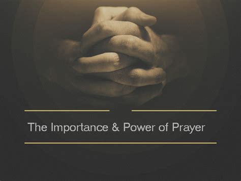 Why Is Prayer Important In Church At Harriet Ridgeway Blog