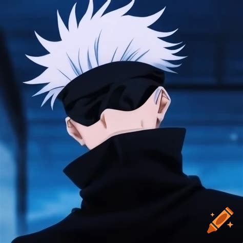 Ultra Realistic Portrait Of Gojo Satoru From Jujutsu Kaisen With Human