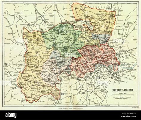 Middlesex Agas Map