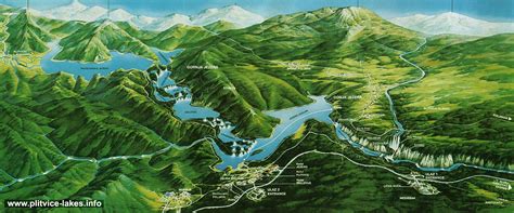 Maps Of Plitvice Lakes National Park Plitvice