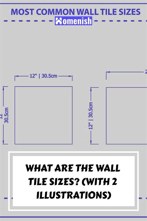 What Are The Wall Tile Sizes With 2 Illustrations