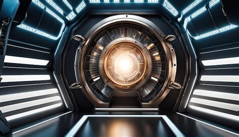 Time Dilation Chamber Premium Ai Generated Image