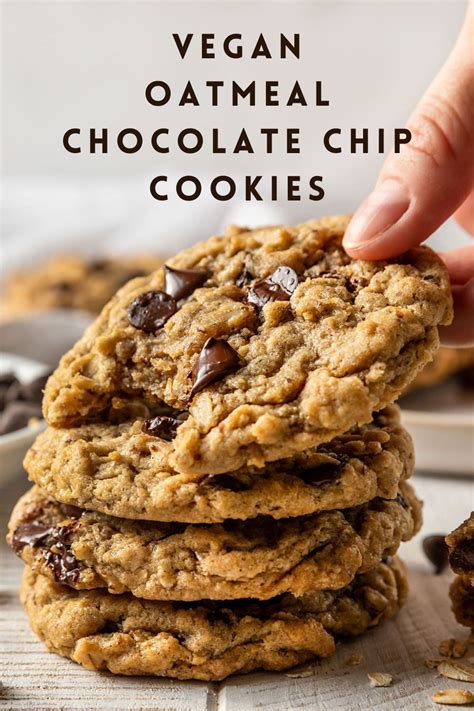 Vegan Oatmeal Chocolate Chip Cookies Artofit