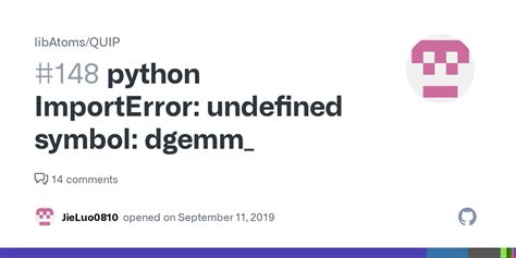 Python Importerror Undefined Symbol Dgemm · Issue 148 · Libatoms