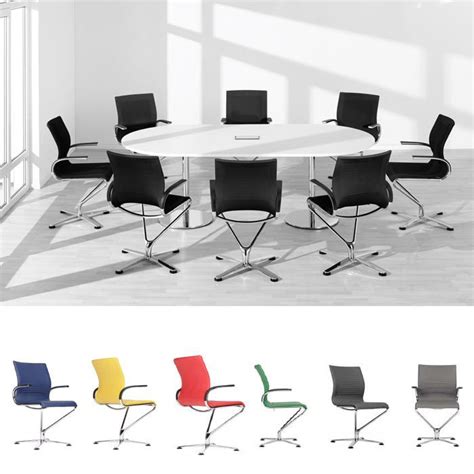Chrome Conference Chairs Ambience Doré