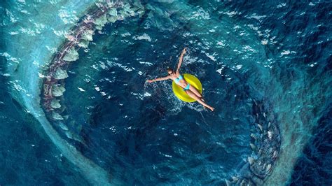 The Meg 2 Trailer Is Jason Stathams King Kong But With Jetski Surfing