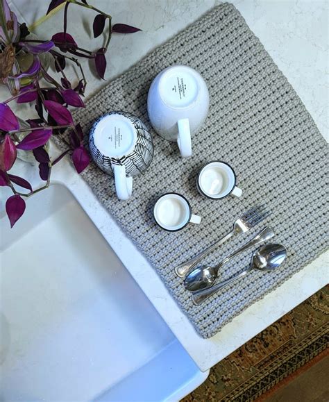 Pattern Kent Dish Drying Mat I Crochet Dish Mat I Handmade Dish Mat Etsy