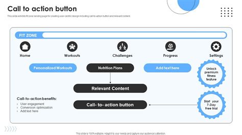 Call To Action Button Storyboard Ss Ppt Slide