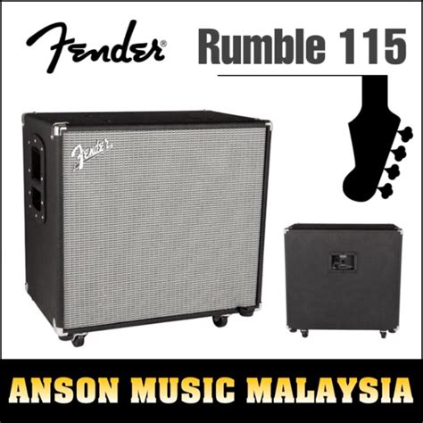 Fender Rumble 115 1x15 Bass Guitar Cabinet V3 Hobbies And Toys Music And Media Musical