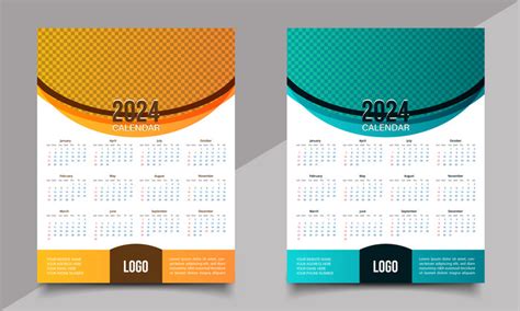 Calendar Template Wall Calendar Background Design Eps Free Download