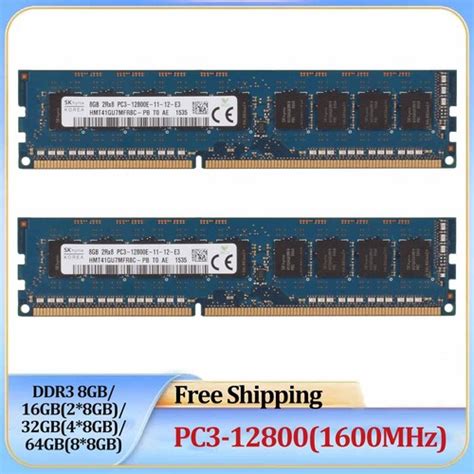 Hynix Ddr3 8gb 16gb 32gb 1600mhz Pc3 12800 240pin Pc12800 Desktop Memory Ram Lot Ebay Uk