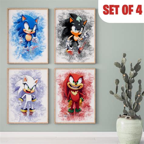 Sonic 4 Poster Etsy