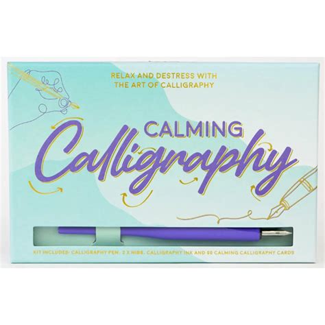 Set Za Kaligrafiju Calming Calligraphy Knjižare Vulkan Set Za Kaligrafiju Calming Calligraphy Knjižare Vulkan