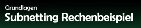Was Ist Eine Subnetzmaske Bzw Subnetmask