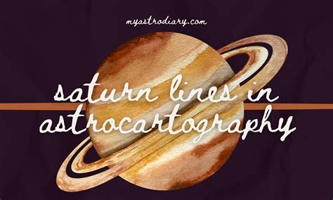 Saturn Lines In Astrocartography Transforming Challenges Into Growth