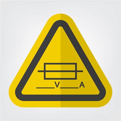 Premium Vector Fuse Writable Symbol Sign Isolate On White