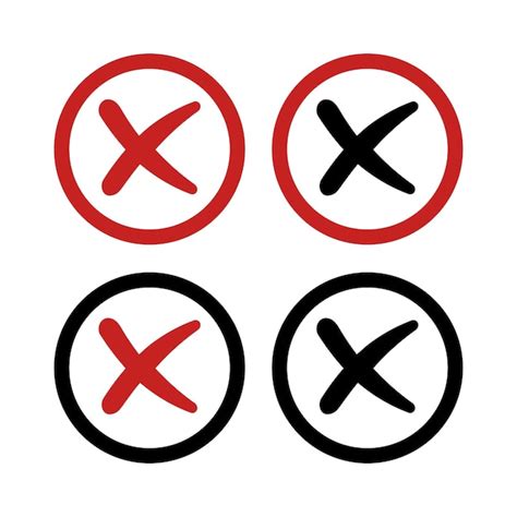 X Mark Emoji Cross Mark Free Communications Icons