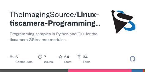 Github Theimagingsourcelinux Tiscamera Programming Samples