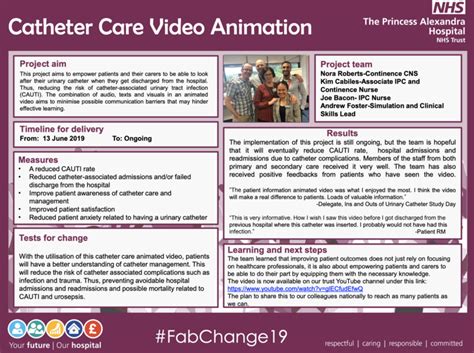 Catheter Care Video Animation Qualityfirstpah Fab Nhs Stuff