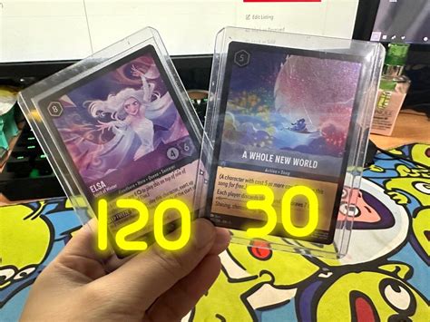 Disney Lorcana Foil Cards And More Hobbies And Toys Toys And Games On Carousell
