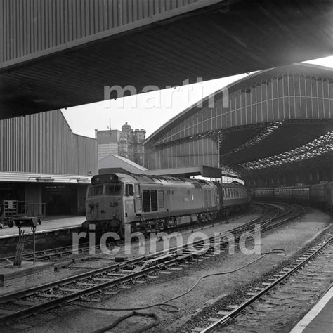 Bristol Temple Meads Class 50 50010 1980 6 X 6 Cm Railway Negative